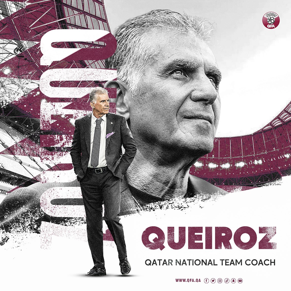 Former Bafana Boss Queiroz Appointed As Qatar Coach - iDiski Times