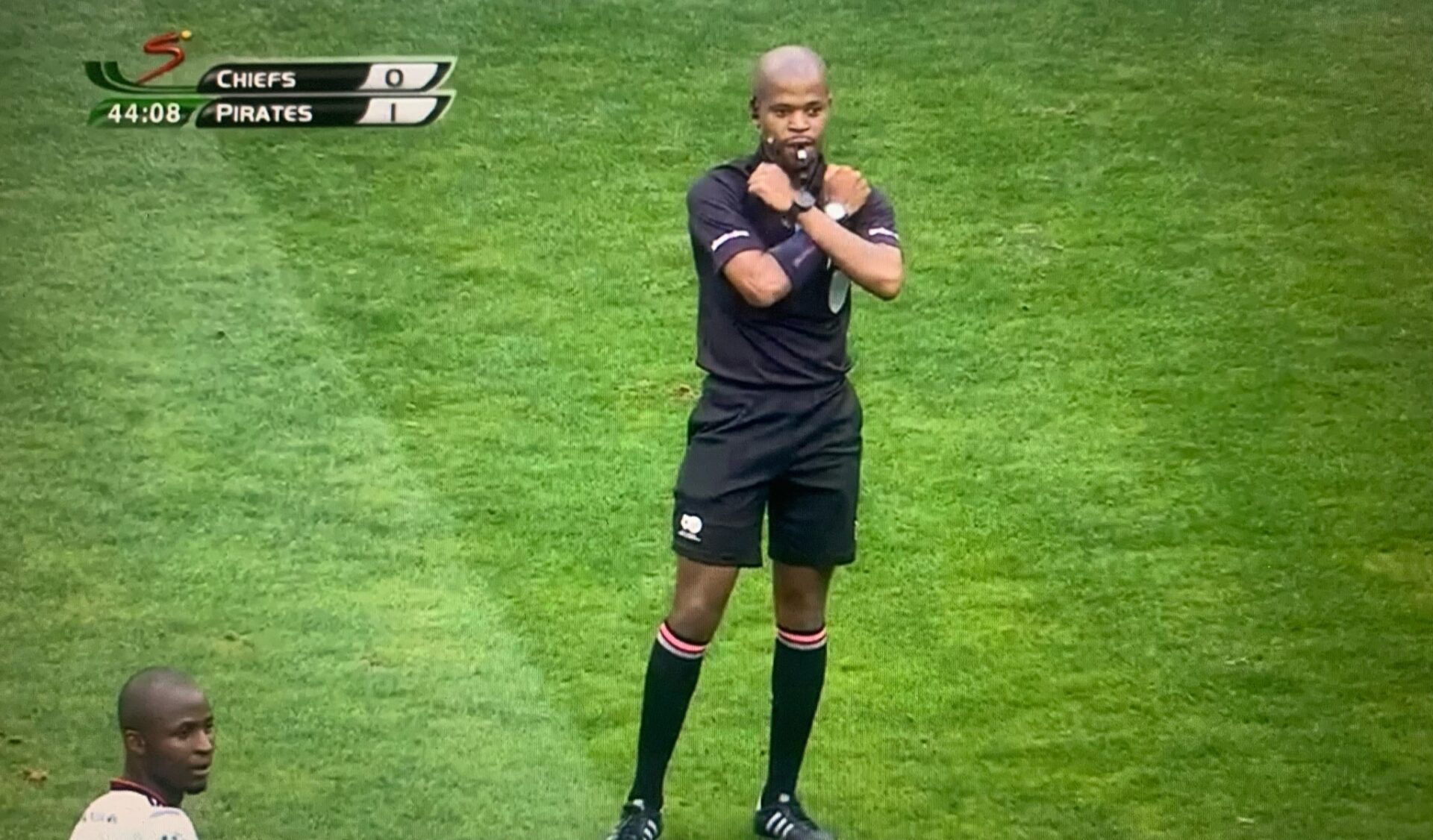 Ncobo Clarifies Referees' 'Crossbones' Gesture - iDiski Times