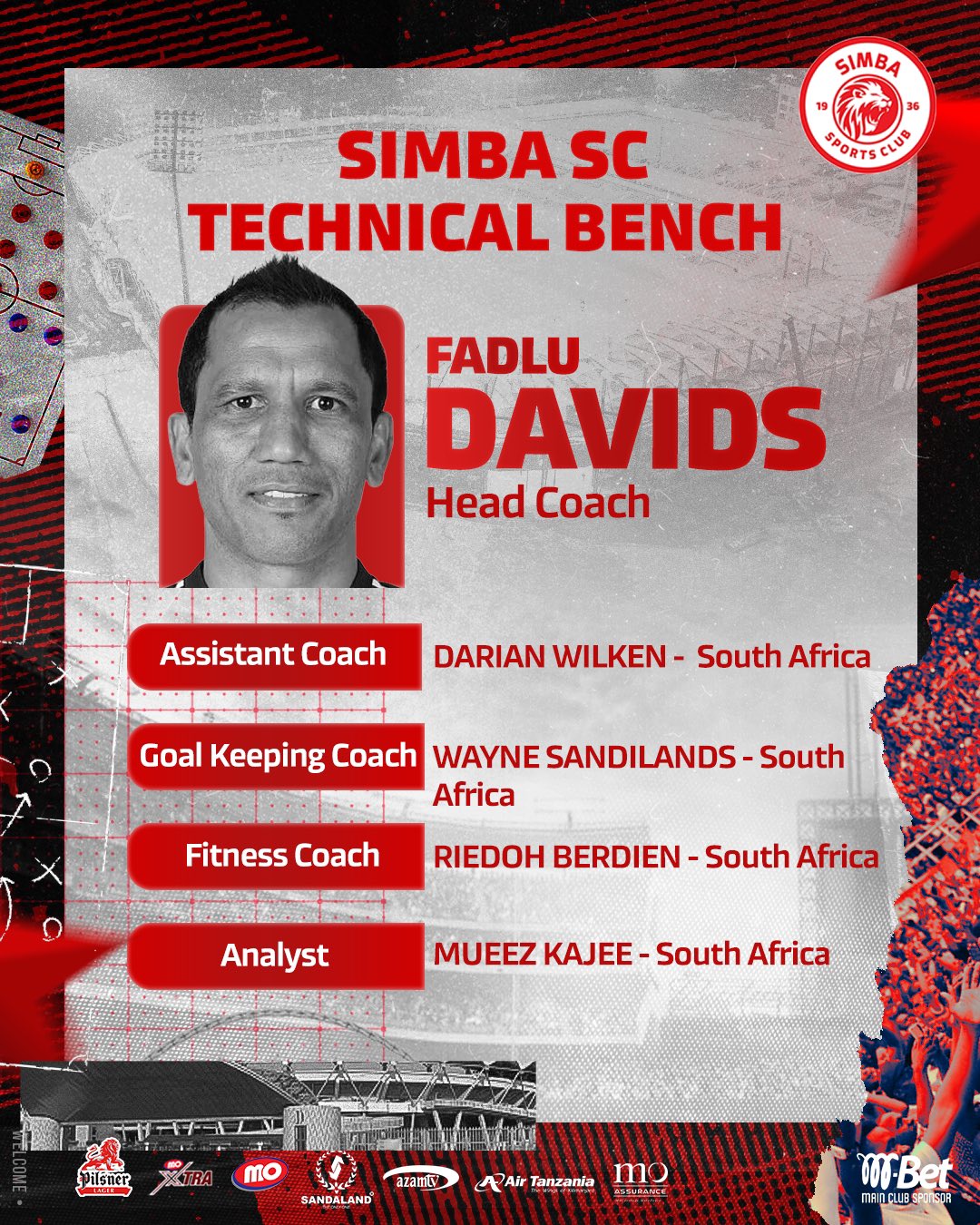 Former Sundowns Coach Joins Davids' Technical Team - iDiski Times