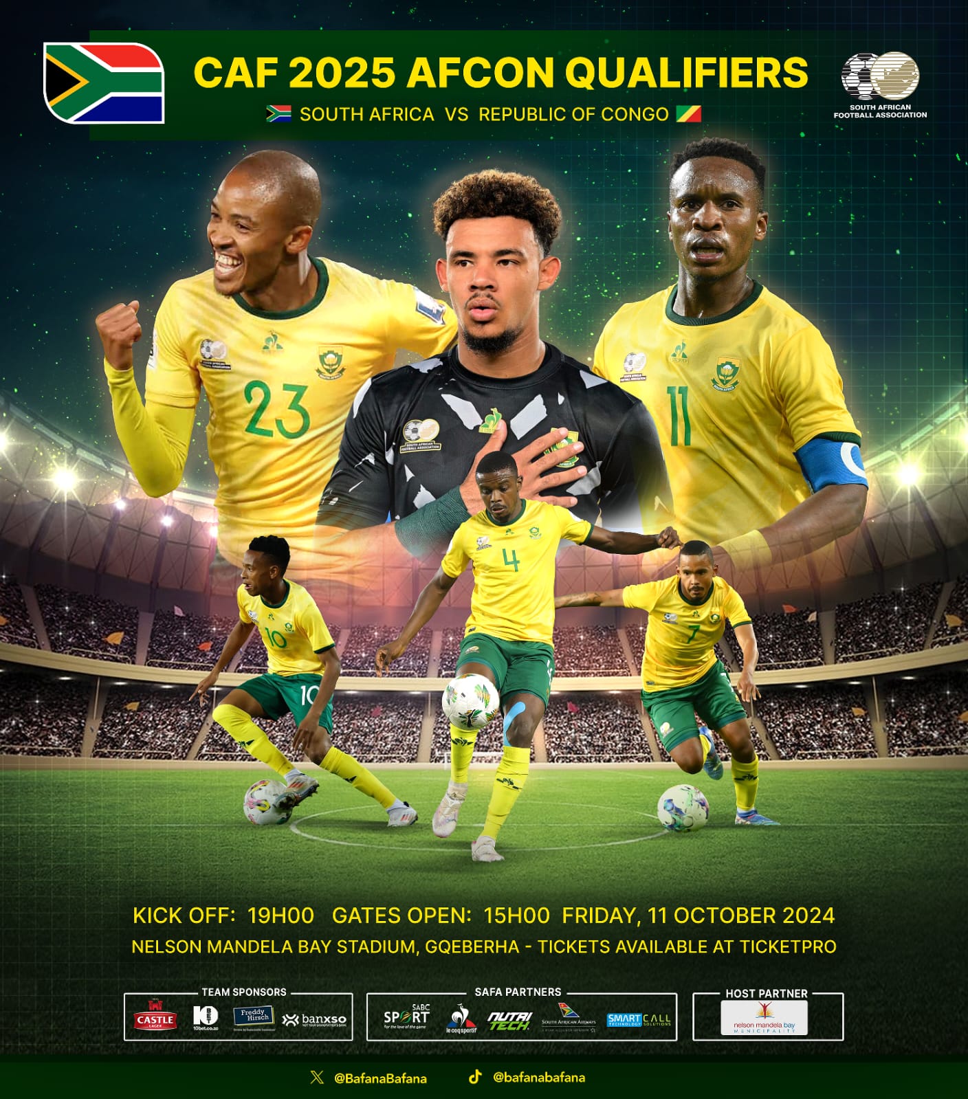 Venue For Next Bafana Match Confirmed - iDiski Times